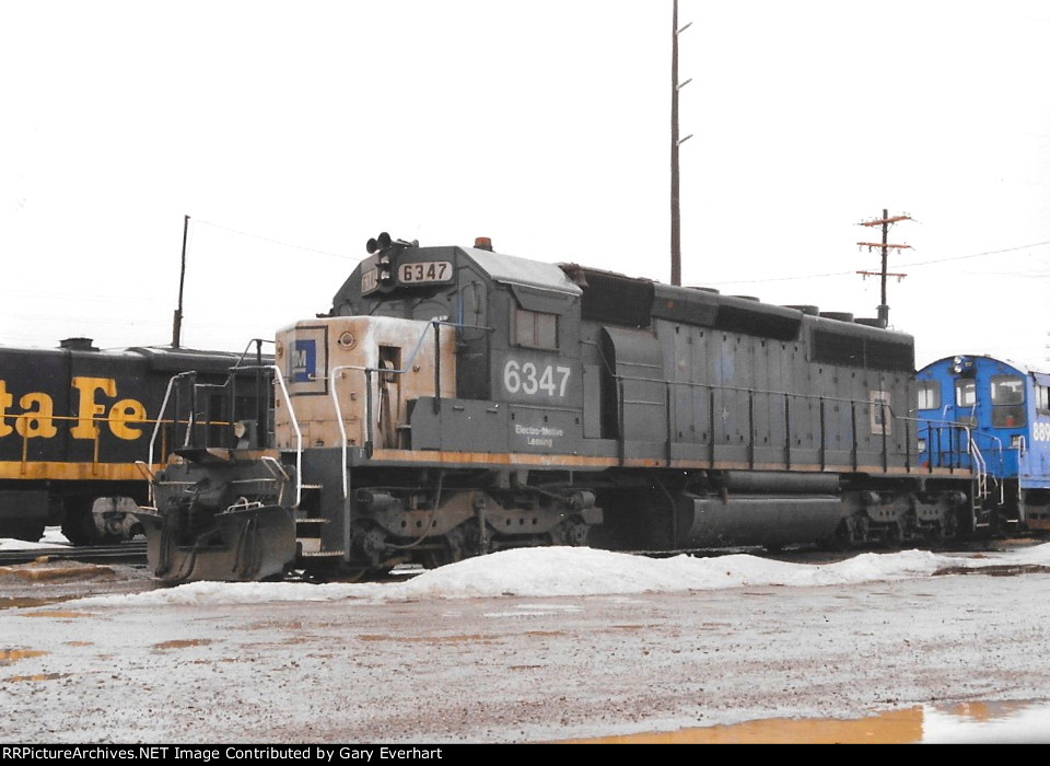 EMDX SD40-2 #6347 - EMD Leasing